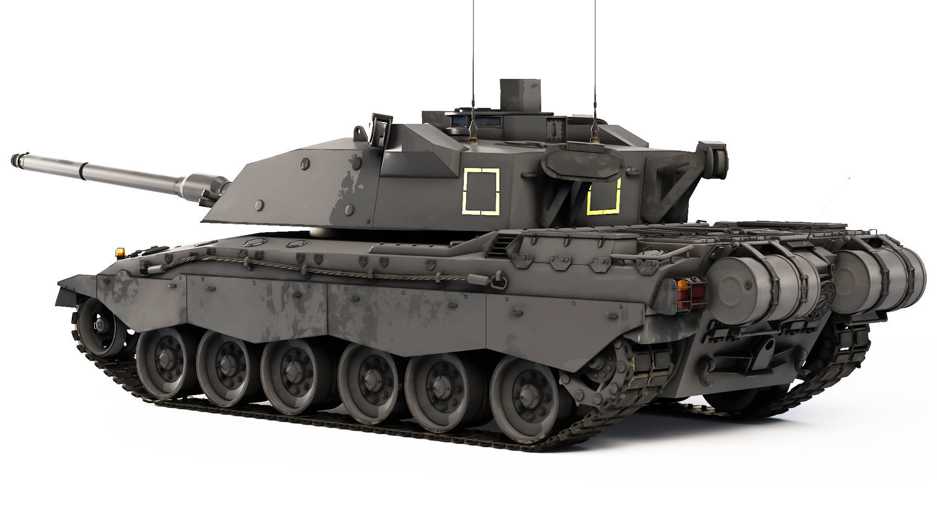 Tank Challenger 3 2022 3D model | CGTrader