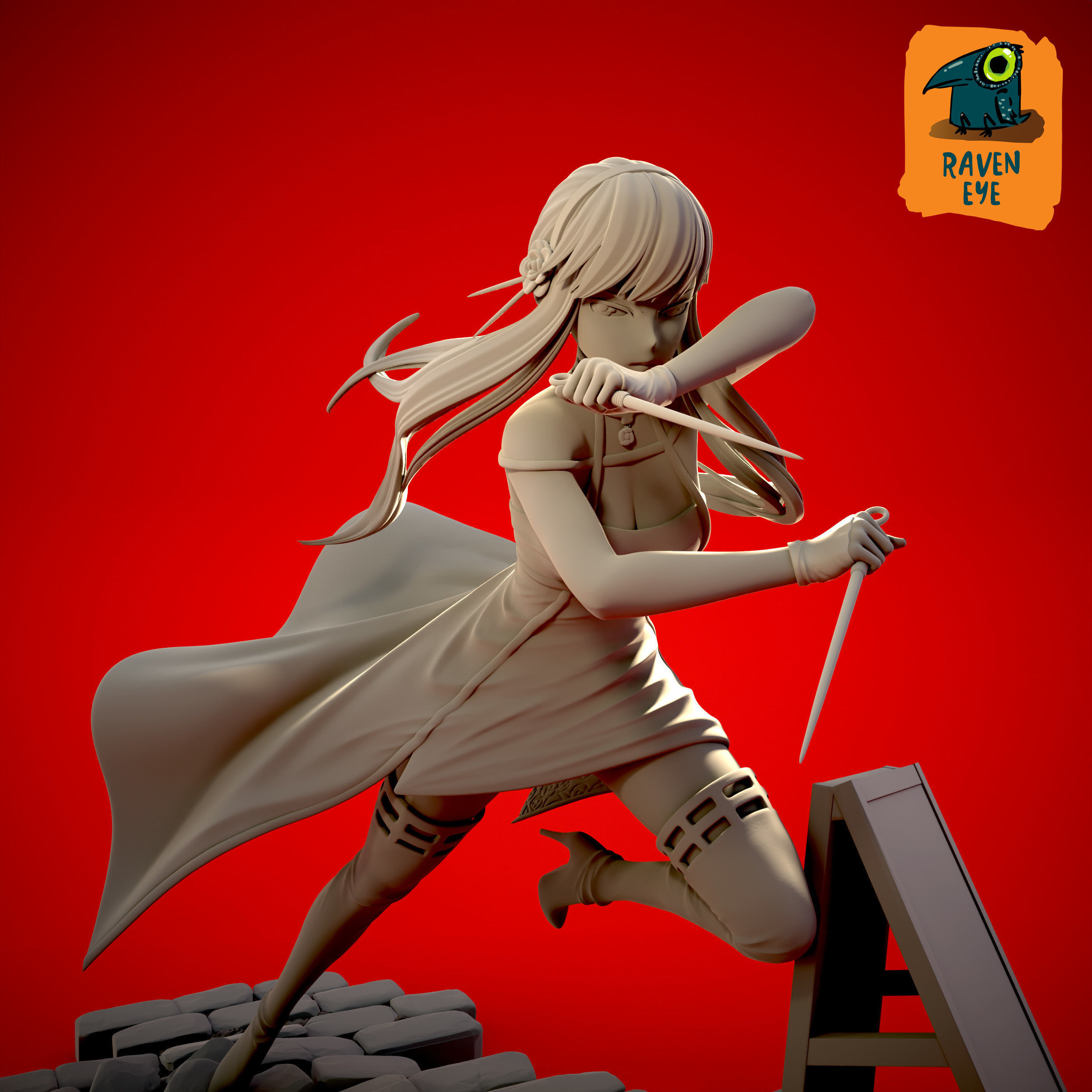 Yor Forger spy x family 3D model 3D printable | CGTrader