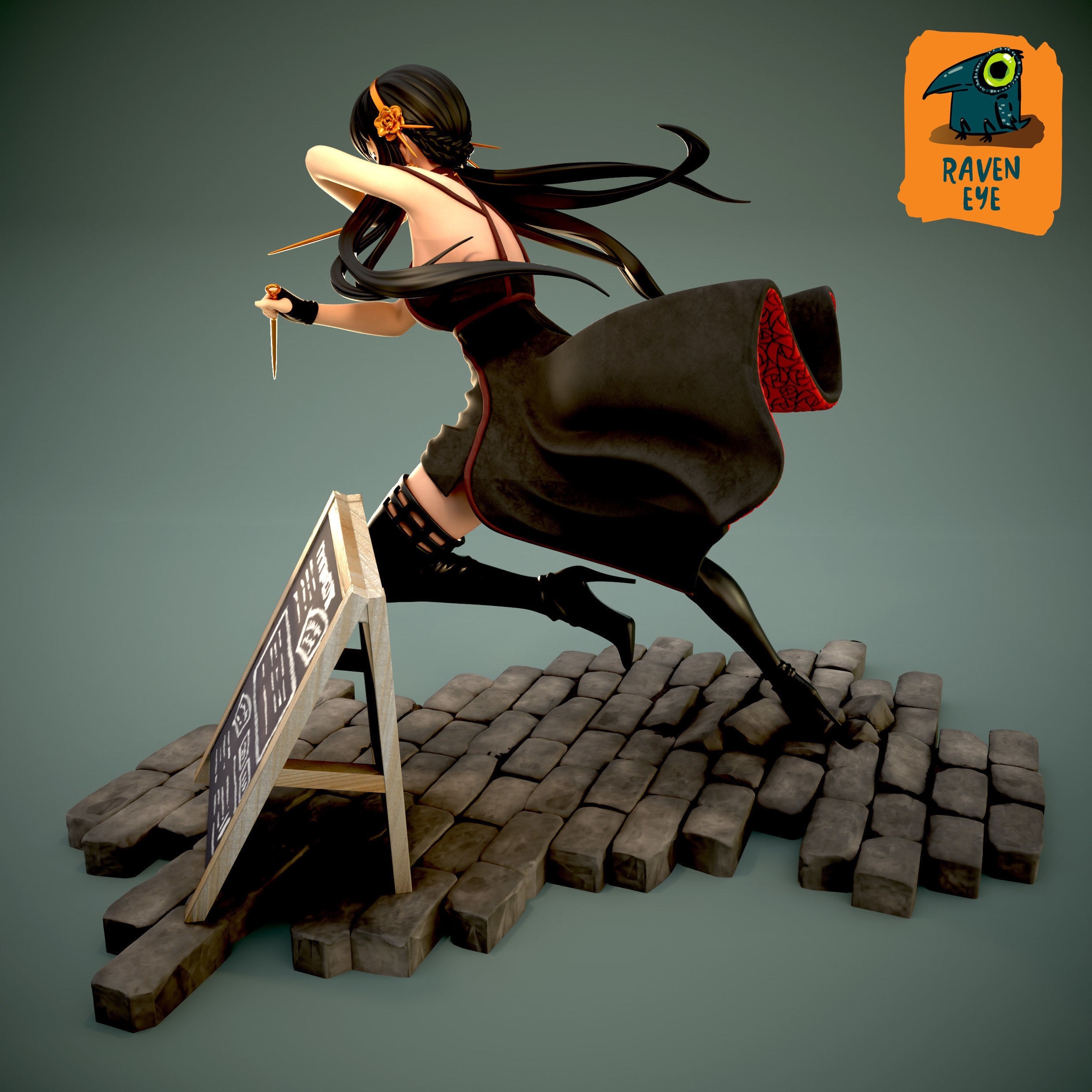 Yor Forger spy x family 3D model 3D printable | CGTrader