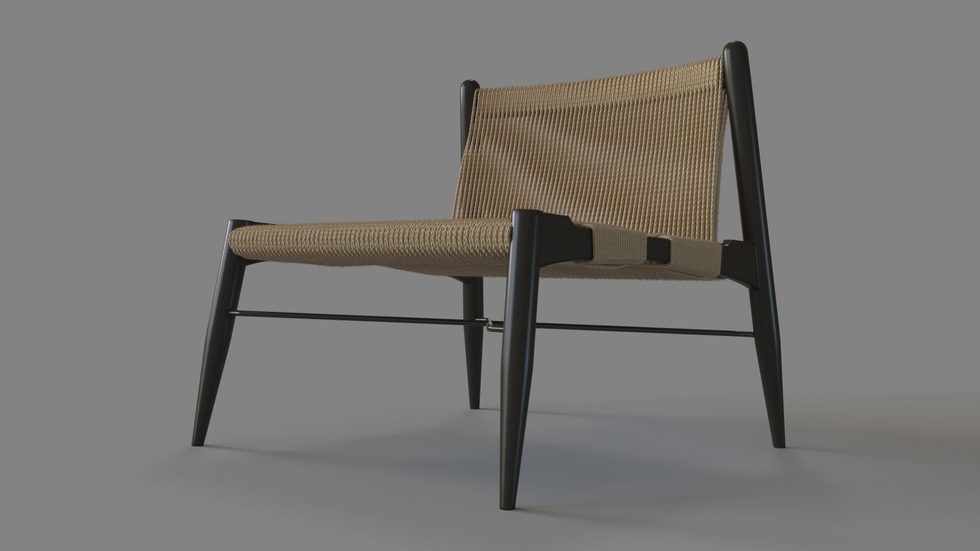 Wrap Jute Chair 3D model | CGTrader