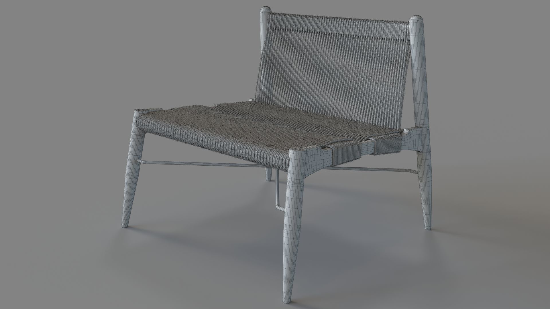Wrap Jute Chair 3D model | CGTrader