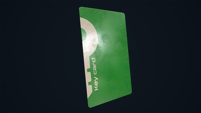 3D model Key card VR / AR / low-poly | CGTrader