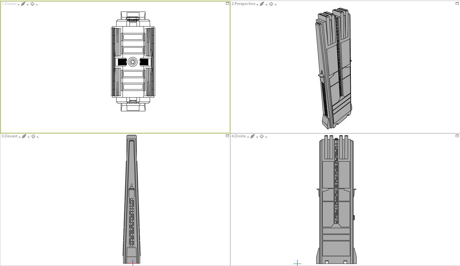 Sci-fi Buildings Kitbash with materials - Futuristic Cyberpunk 3D model ...