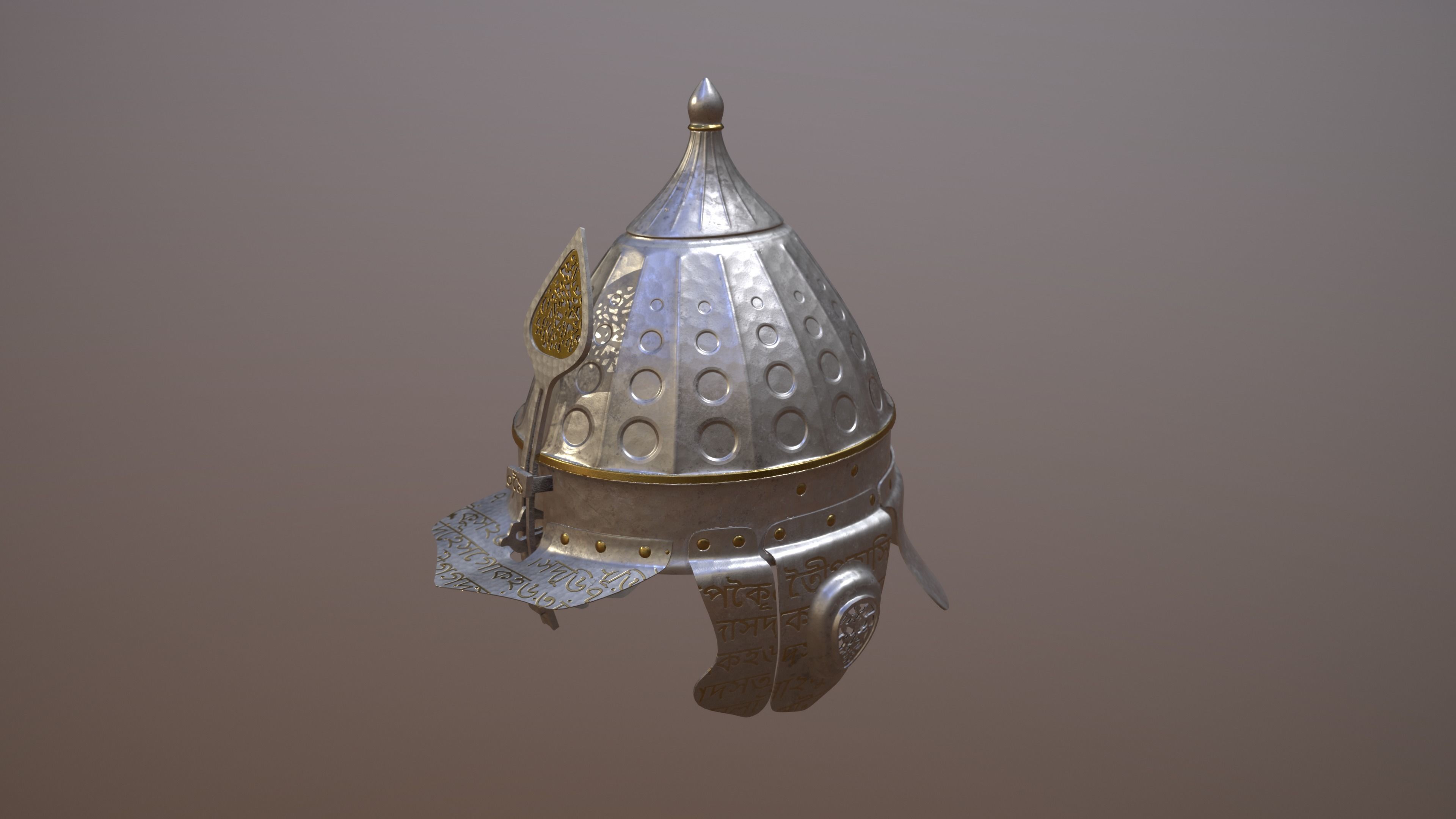 Turkish Medieval Helmet 3D model | CGTrader