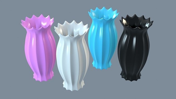 Vases porcelain 3 3D Model Collection | CGTrader