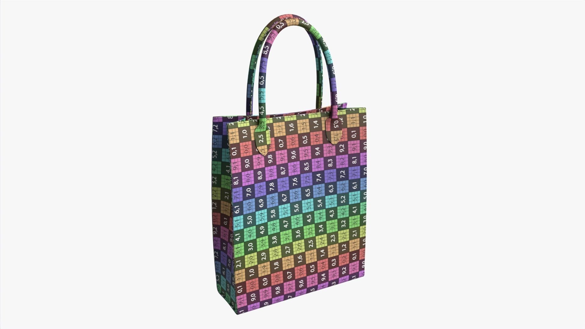 Women Fabric Anime Zero Two Tote Bag 3D model | CGTrader