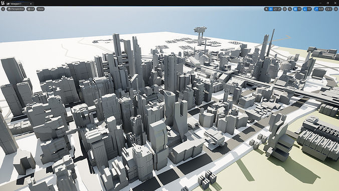 3D model CERRERA city VR / AR / low-poly | CGTrader