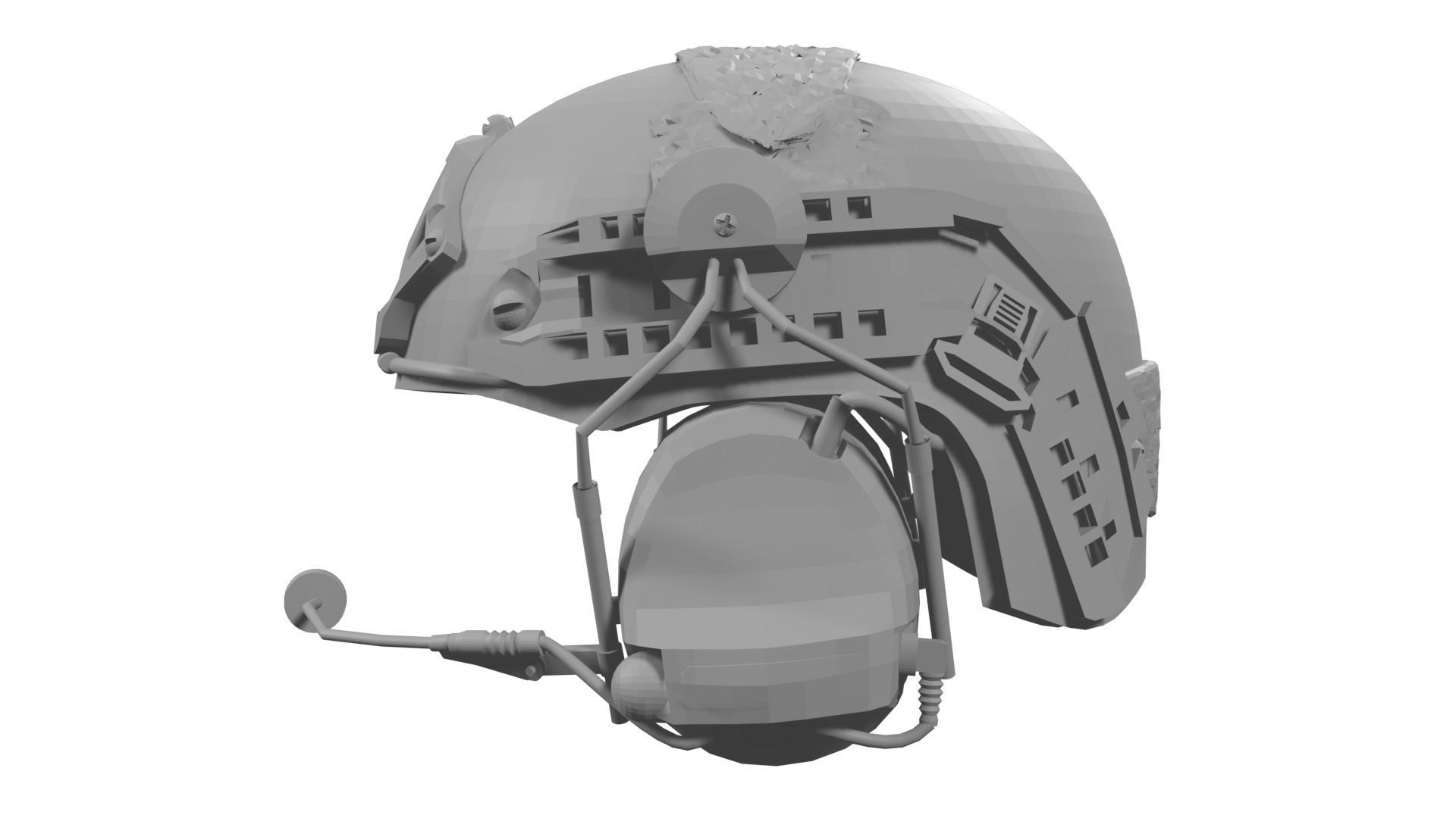 High Cut Tactical Helmet 3D model 3D printable | CGTrader