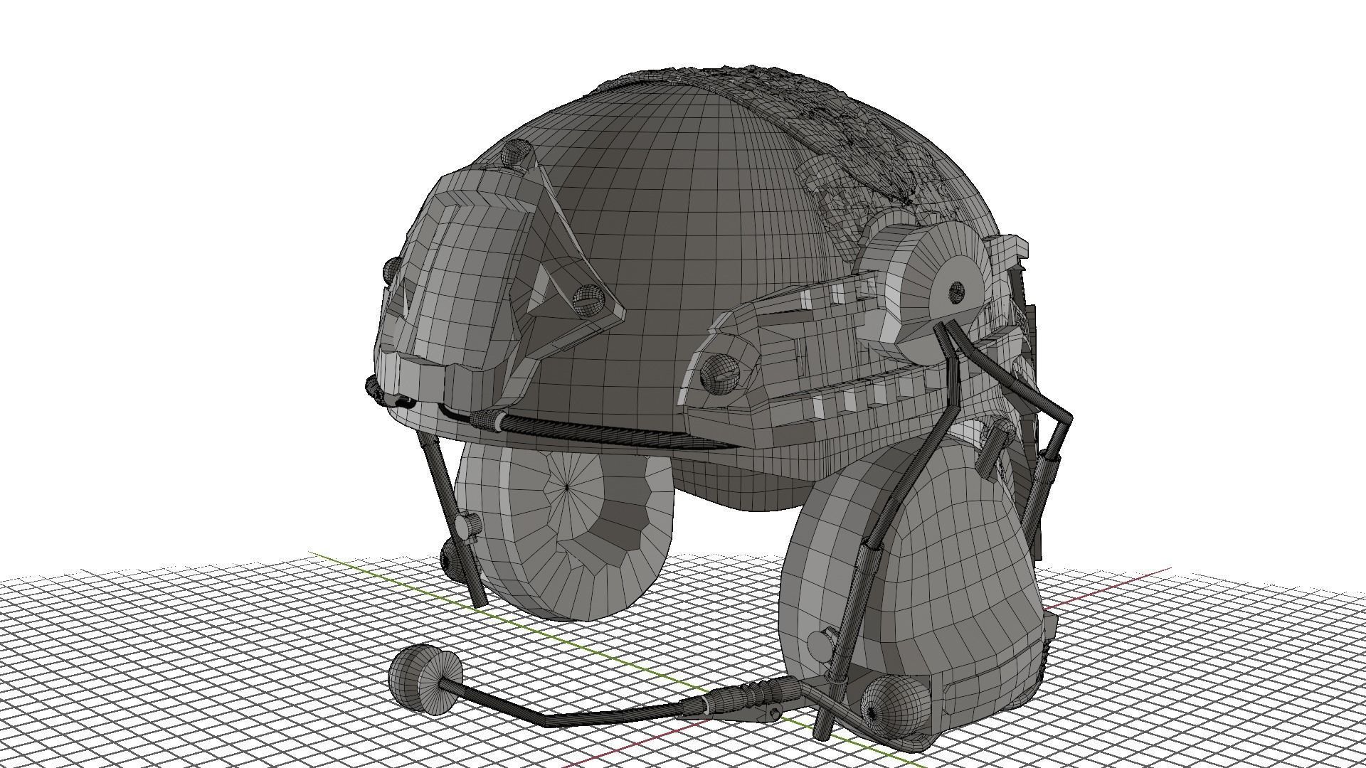 High Cut Tactical Helmet 3D model 3D printable | CGTrader
