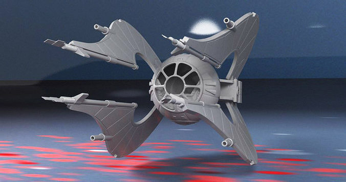 Spaceship Chiss clawcraft 3D model 3D printable | CGTrader