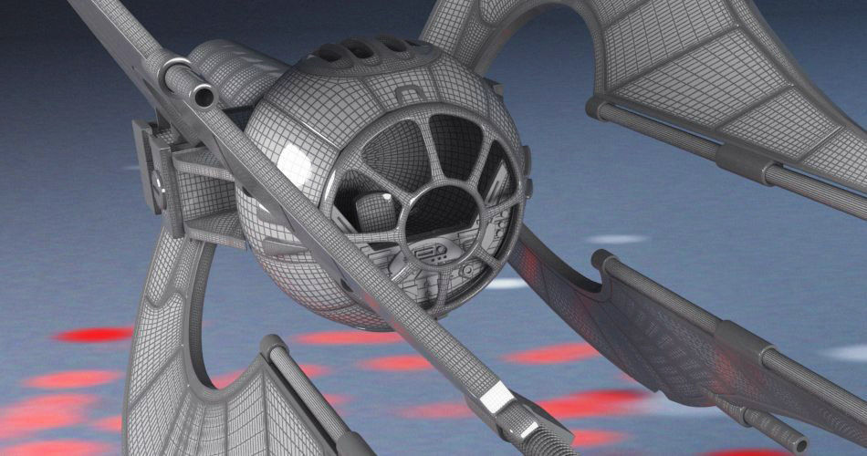 Spaceship Chiss clawcraft 3D model 3D printable | CGTrader