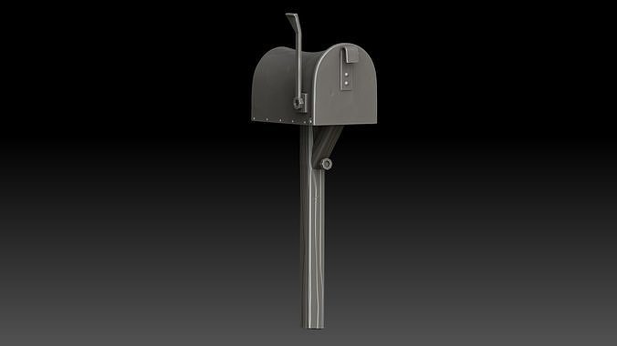 stylized mailbox 3D model | CGTrader