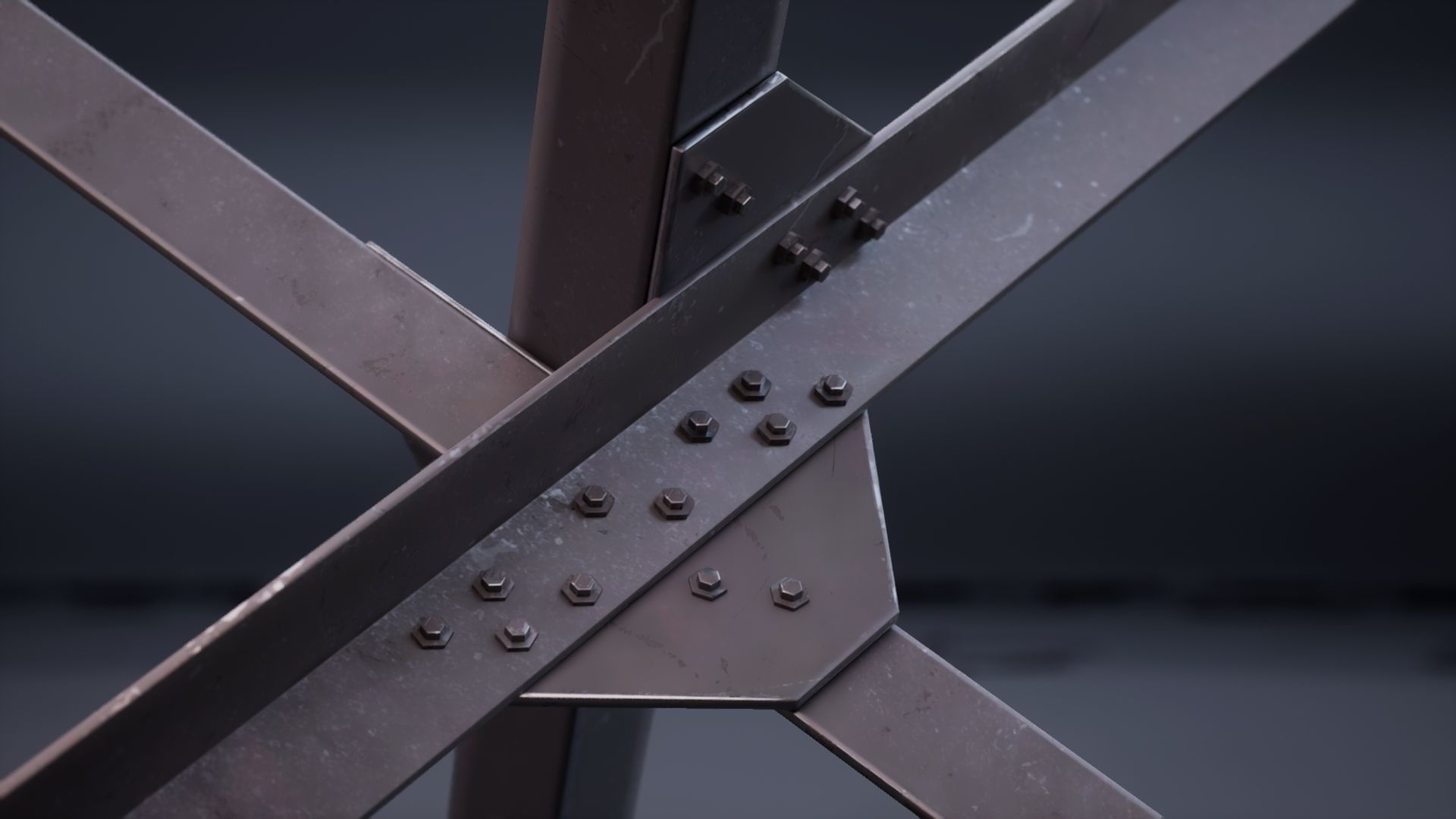 3D model Military Czech hedgehog - anti-tank barrier VR / AR / low-poly ...