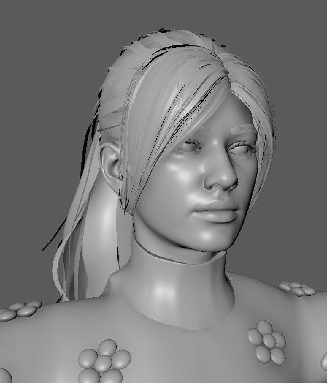 3D model Realistic Woman Character VR / AR / low-poly | CGTrader