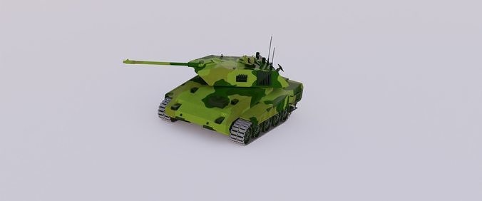 War Cyber Tank Re01 concept blender free VR / AR / low-poly 3D model ...