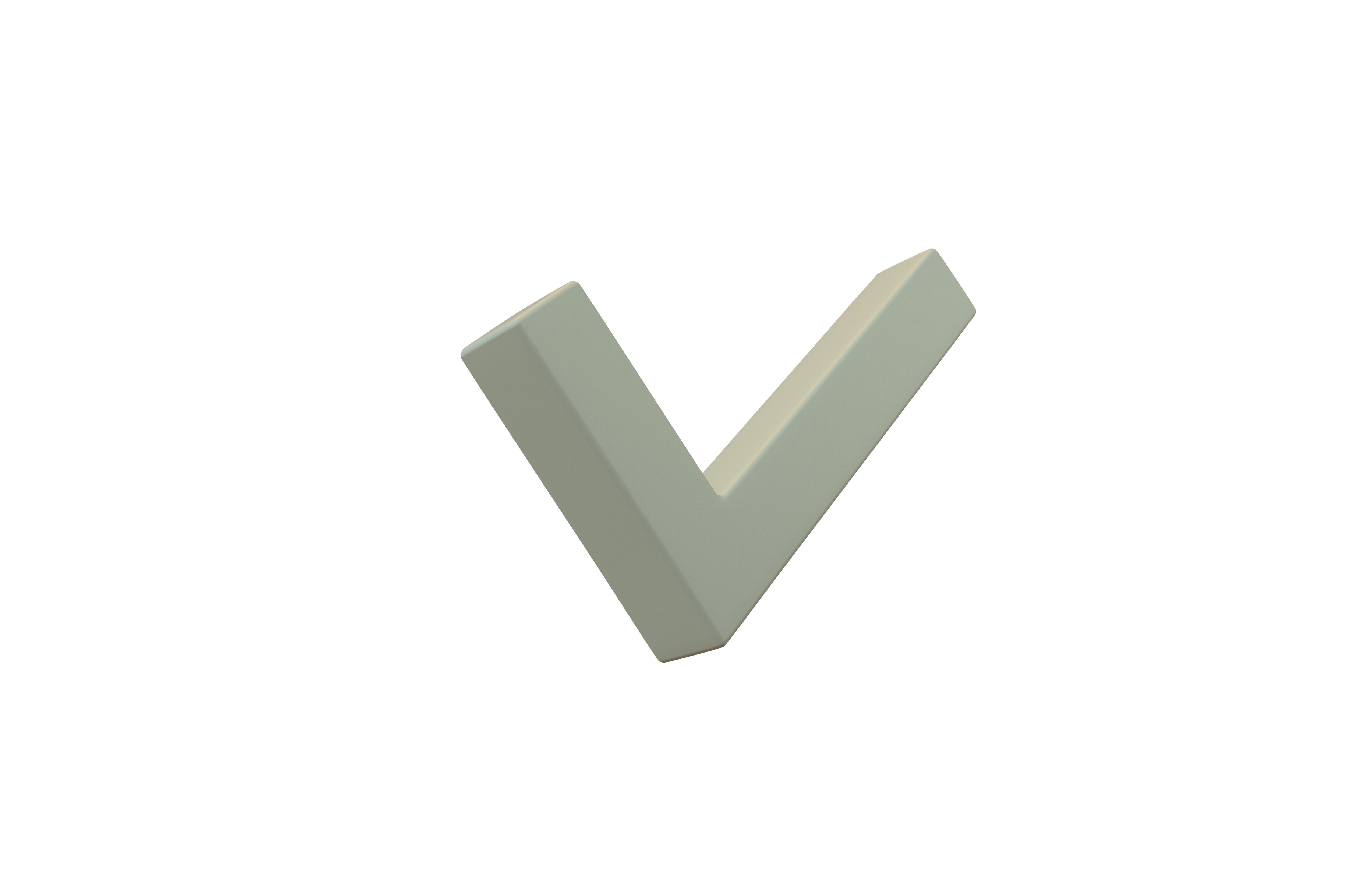 3D model WhatsApp Tick Symbol V1 001 VR / AR / low-poly | CGTrader