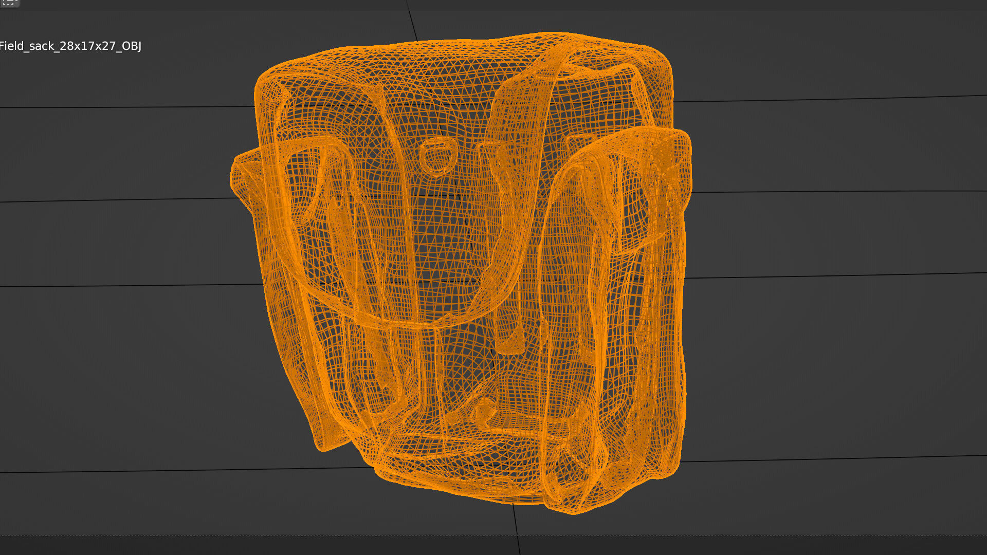 Tactical military field sack or backpack for soldiers 3D model | CGTrader