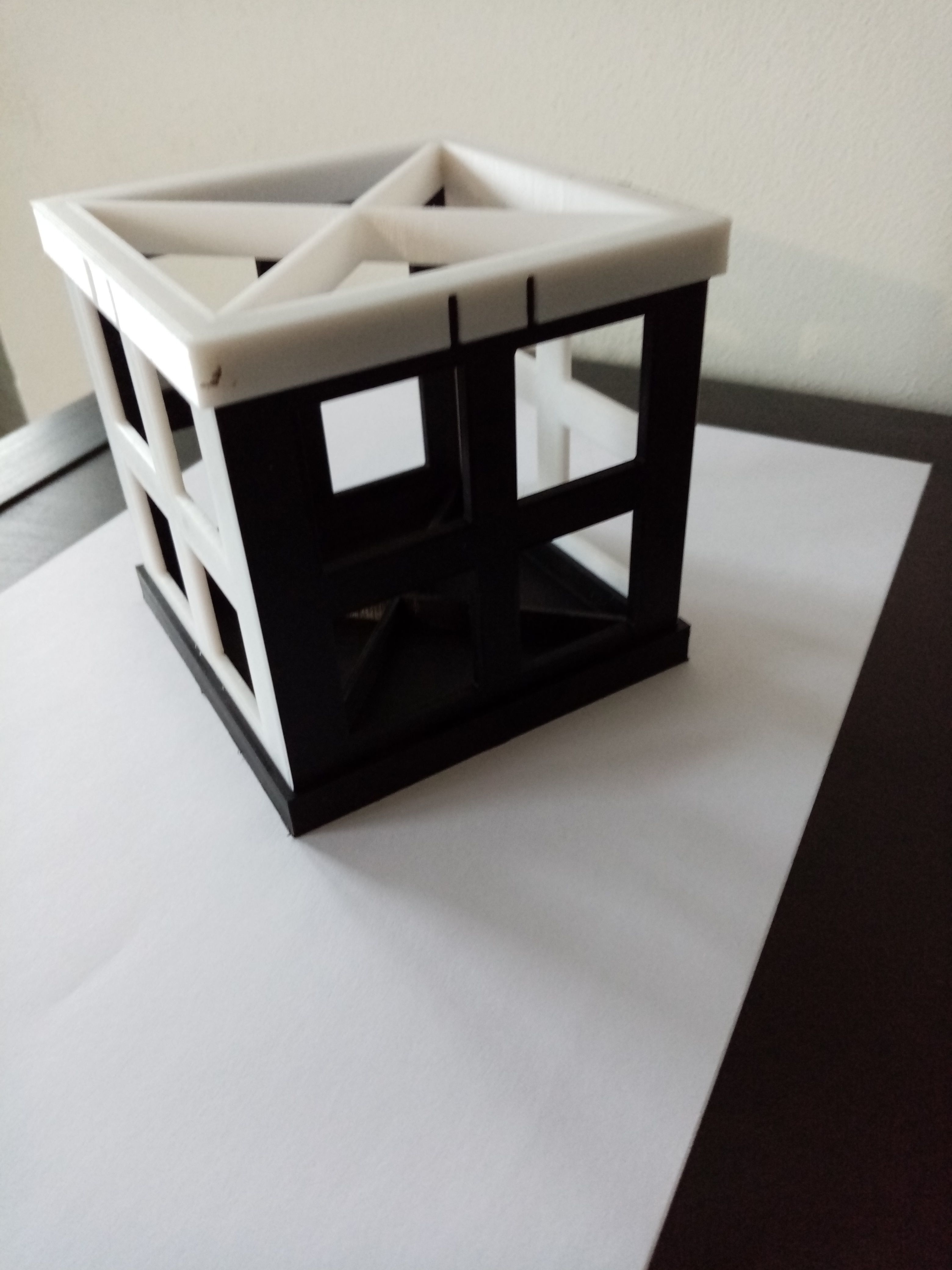 Pencil holder CUBE easy print 3D model 3D printable | CGTrader