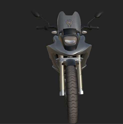 police motorcycle turkey free 3D model | CGTrader