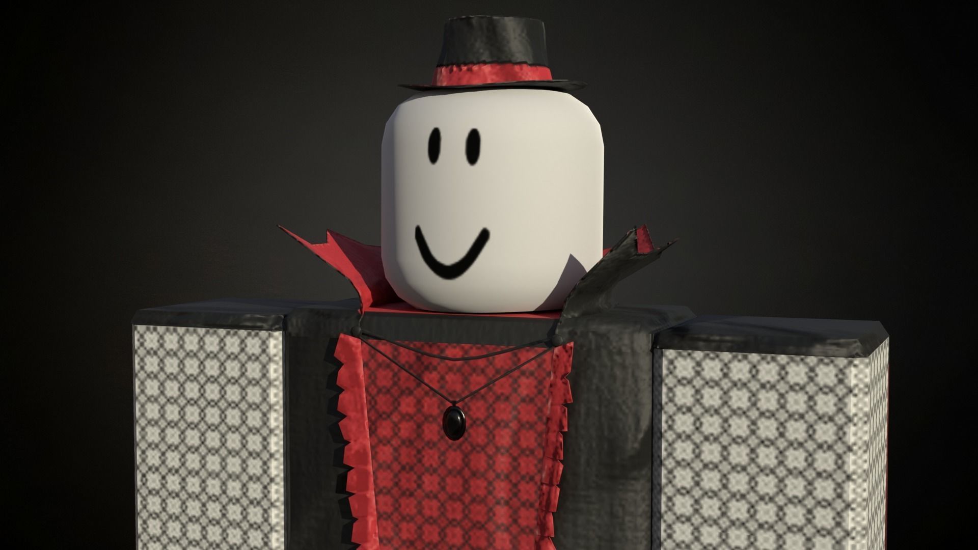 3D model Roblox r15 female vampire morph model VR / AR / low-poly ...