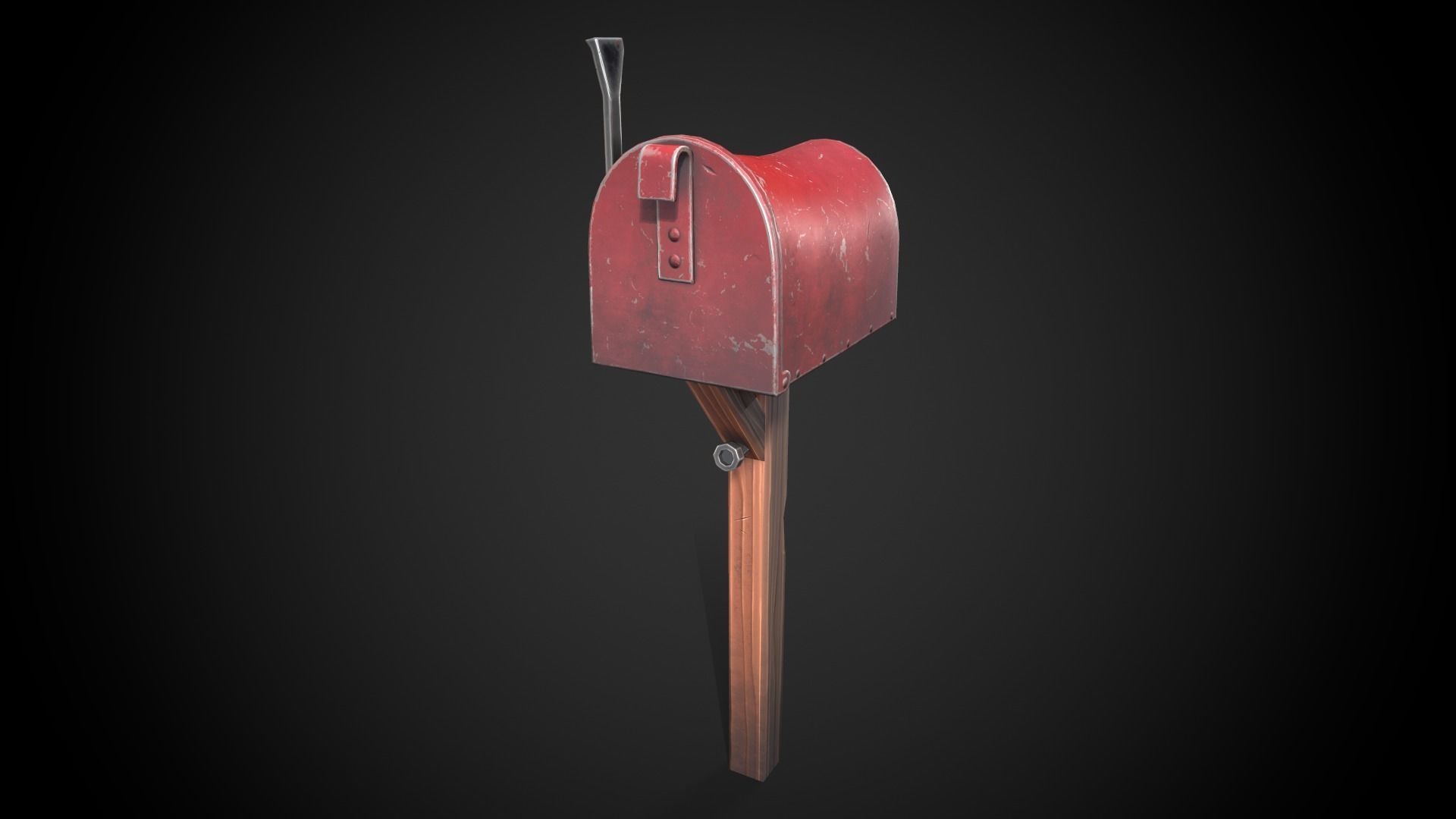 3D model stylized mailbox VR / AR / low-poly | CGTrader