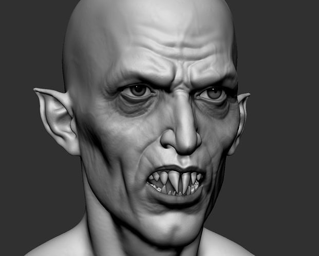Vampire head free 3D model | CGTrader