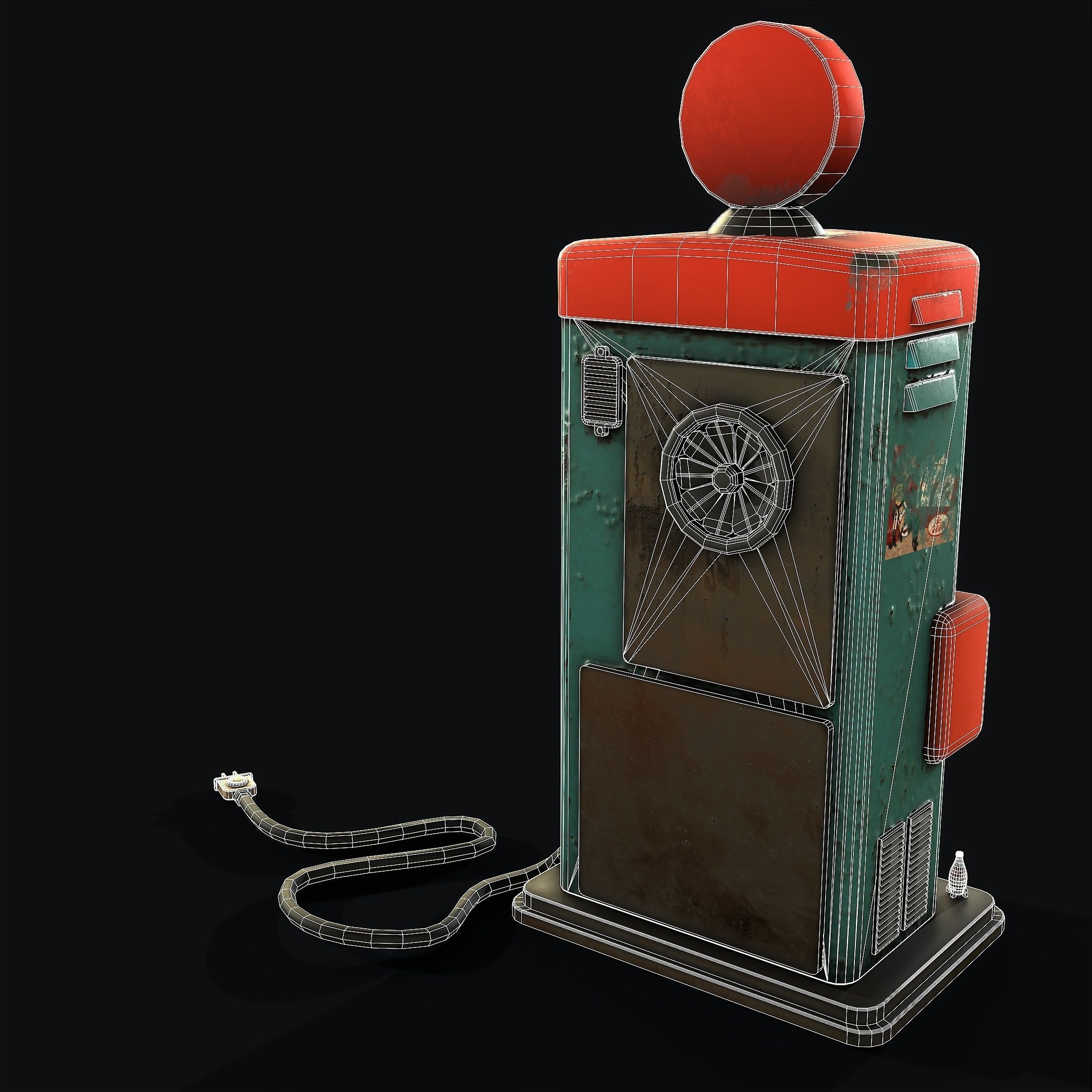 3D model Old Vending Machine VR / AR / low-poly | CGTrader