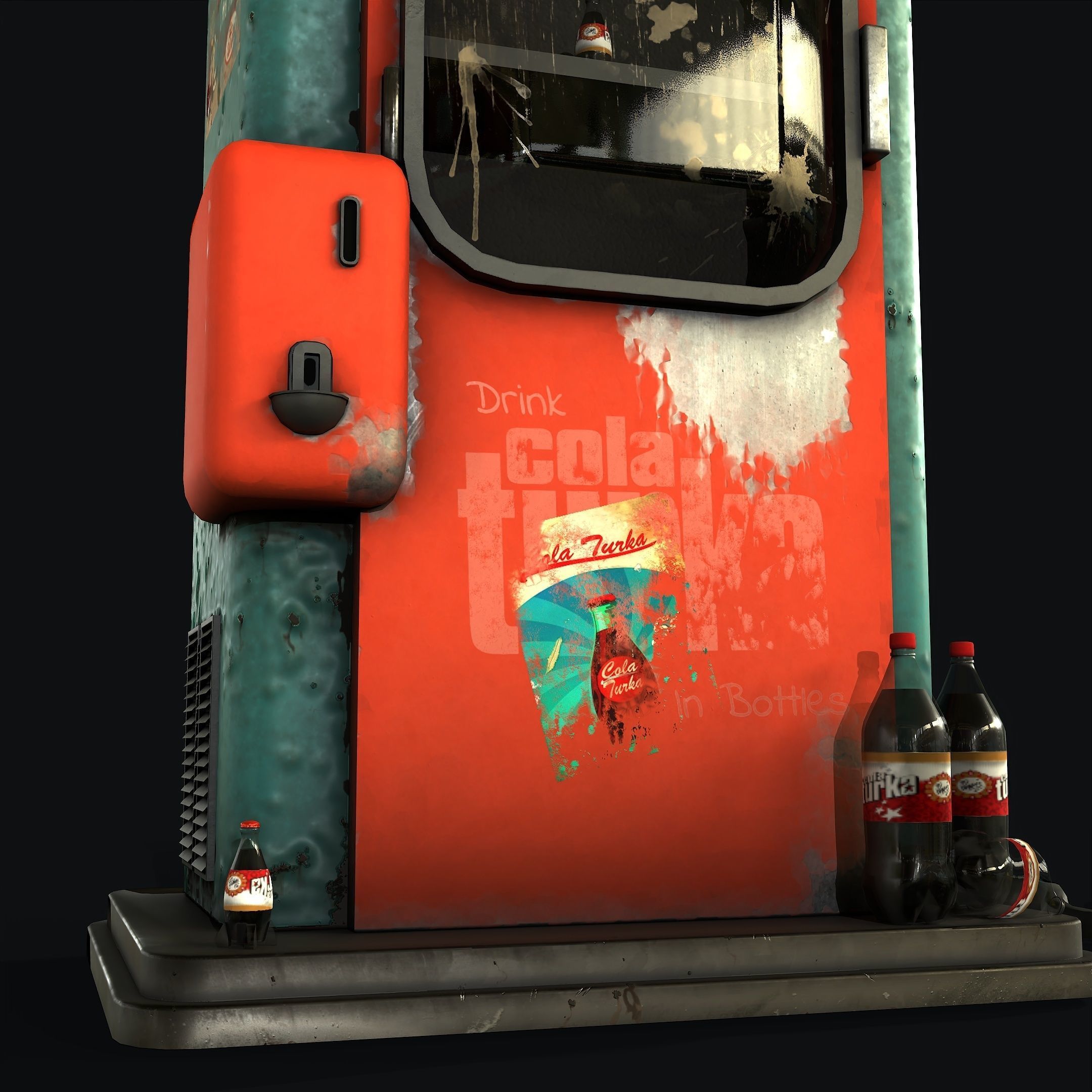 3D model Old Vending Machine VR / AR / low-poly | CGTrader