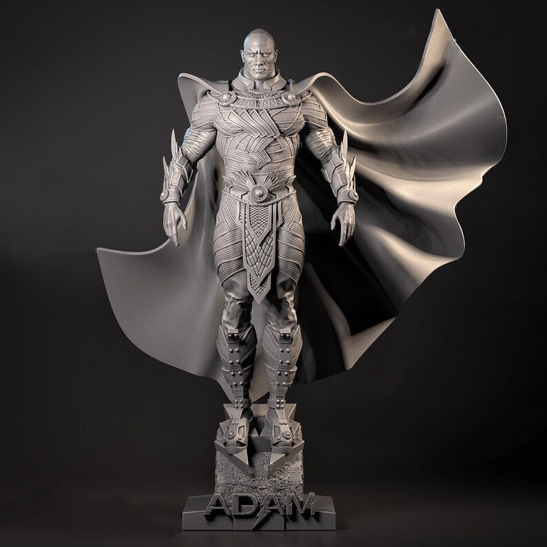 Black Adam Solid 3D Model Ready to Print STL 3D model 3D printable ...