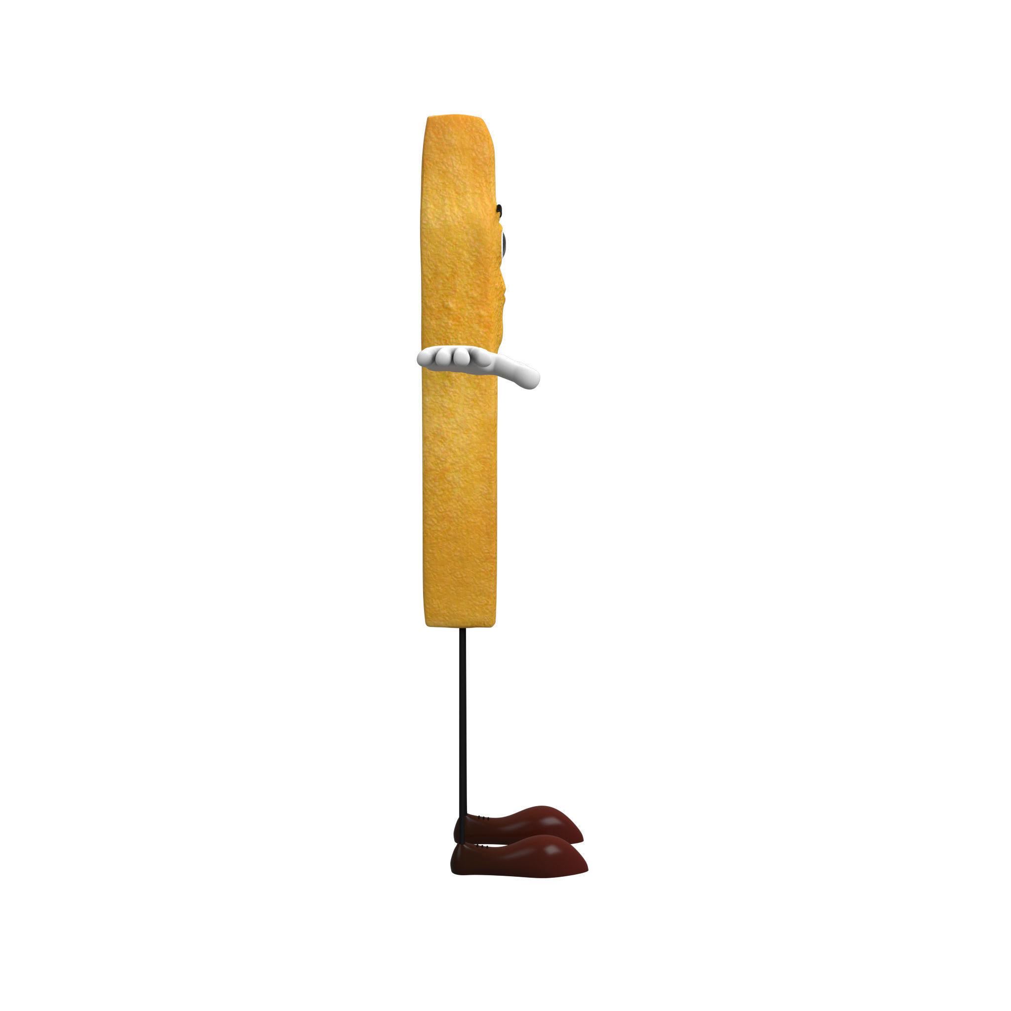 3D model Human French Fries VR / AR / low-poly | CGTrader