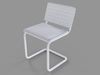 3D model Side Chair - Classroom Student Chair VR / AR / low-poly | CGTrader
