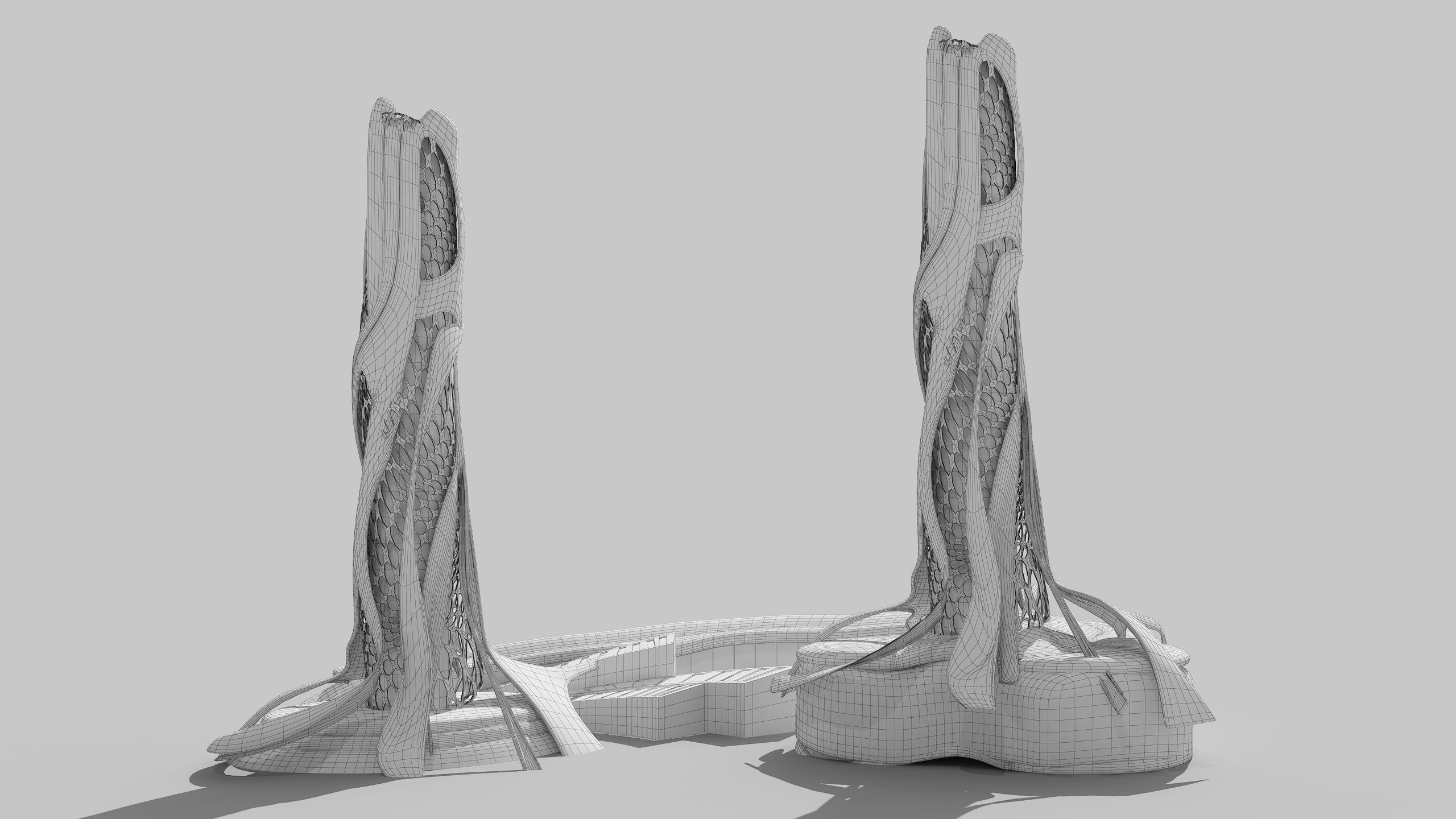 0082 - Organic Skyscraper 3D model | CGTrader