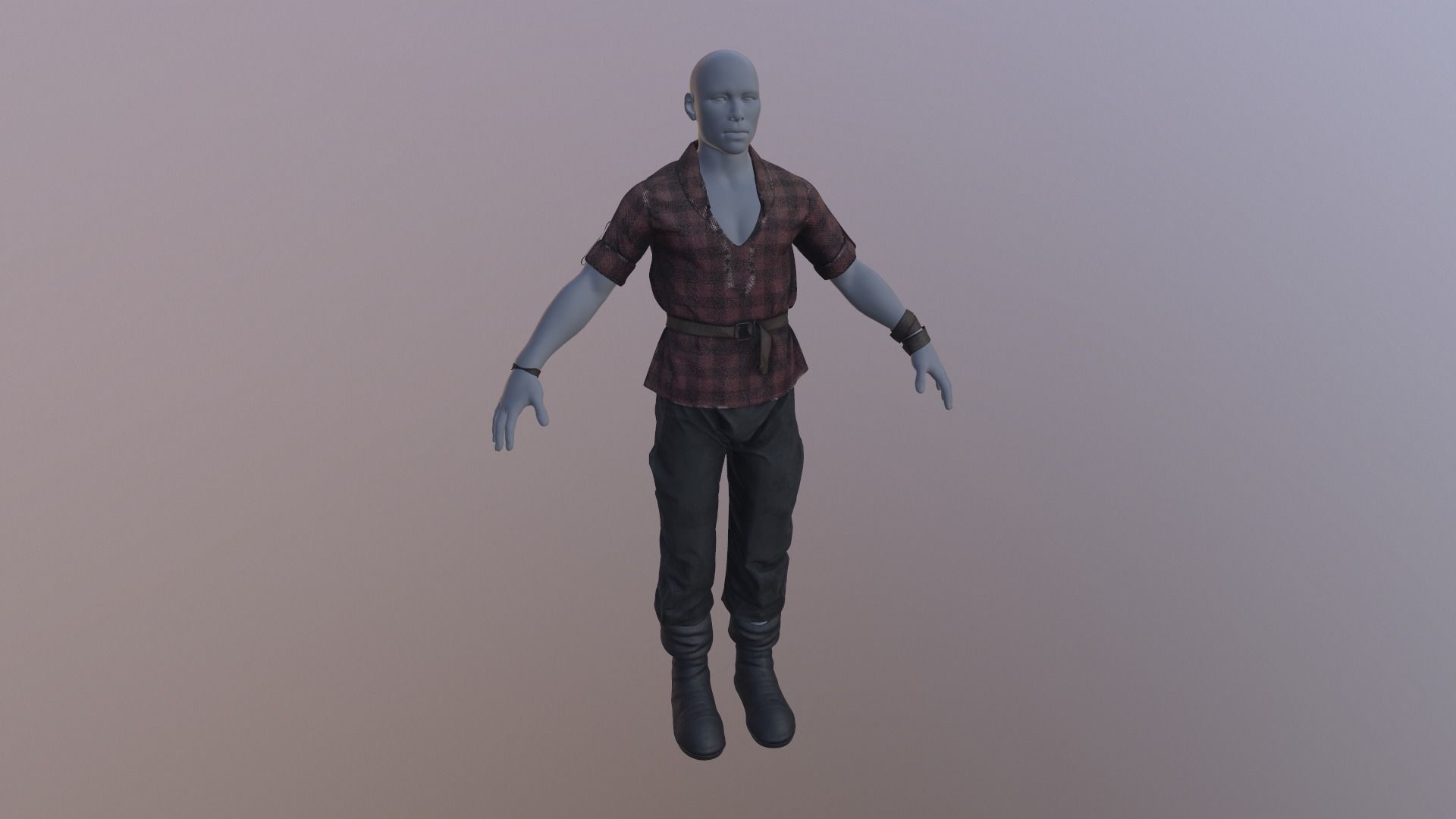 Male Generic Village Outfit 3D model | CGTrader