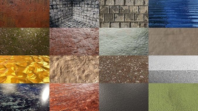 Texture PBR Textures Collection VR / AR / low-poly | CGTrader