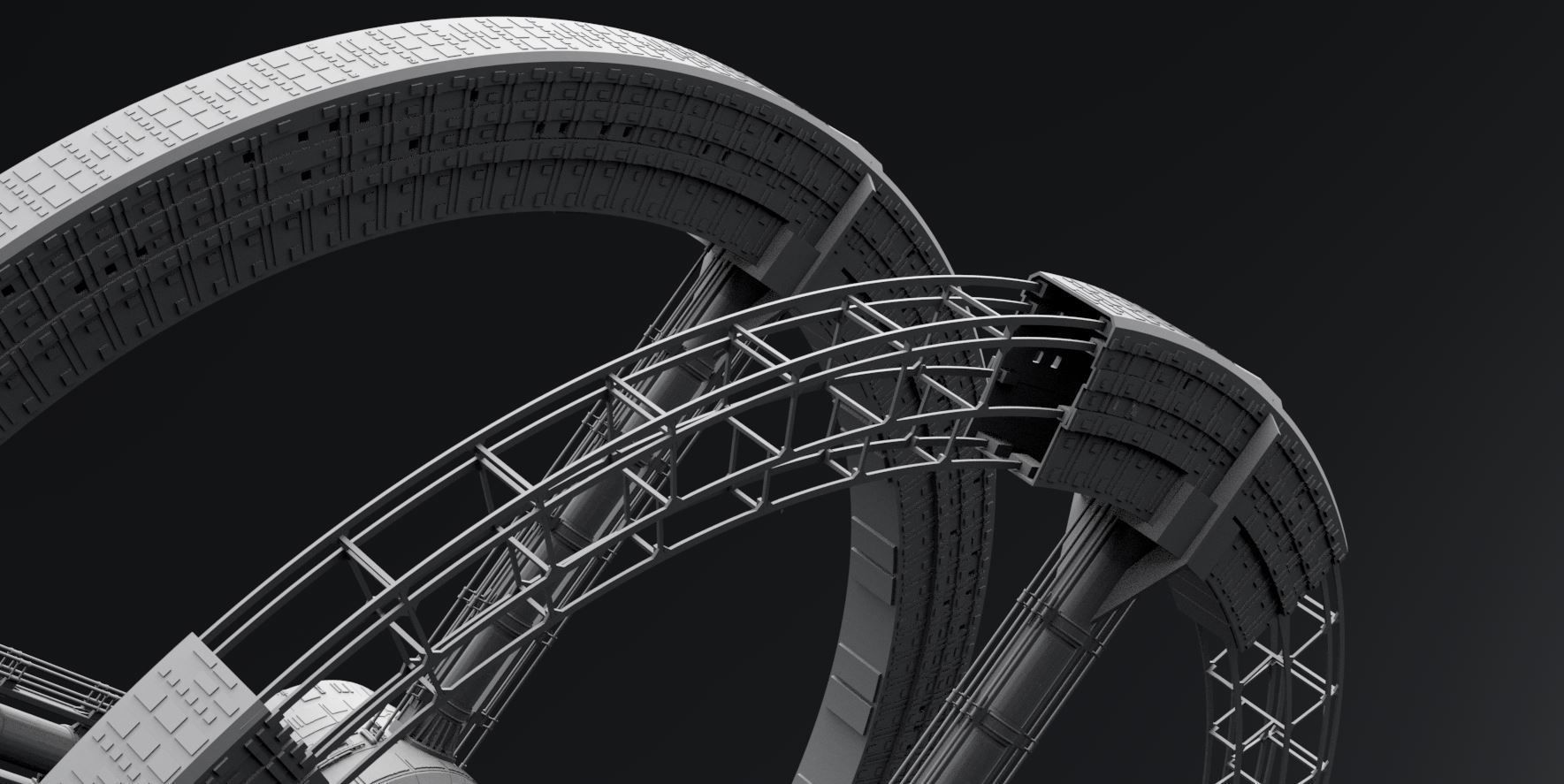 2001 Space Station V Scale model 3D model 3D printable | CGTrader