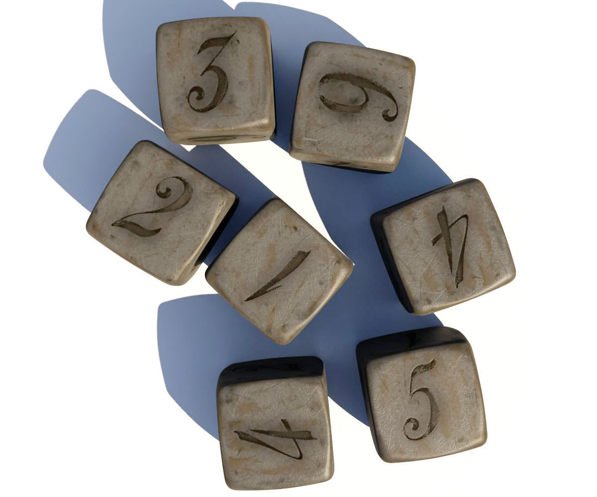 Dice 6 Sided 3D model | CGTrader