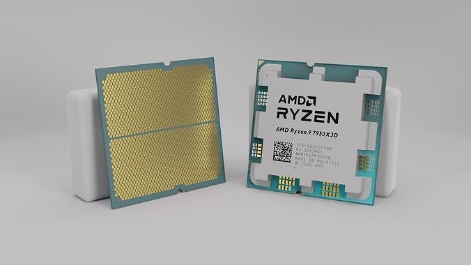 AMD Ryzen 9 7950X3D 3D model | CGTrader
