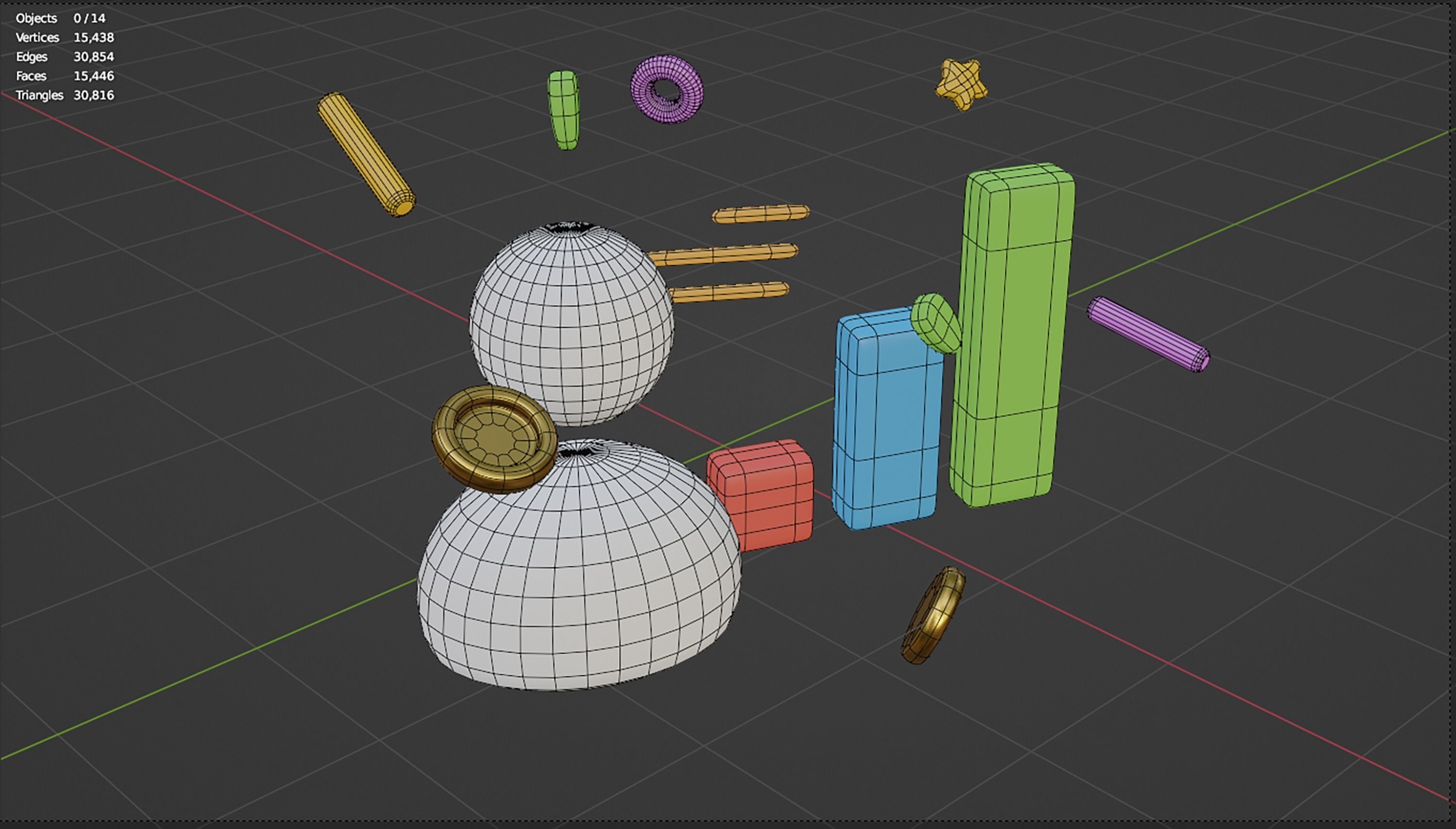 3d user with bar graph icon 3D model | CGTrader