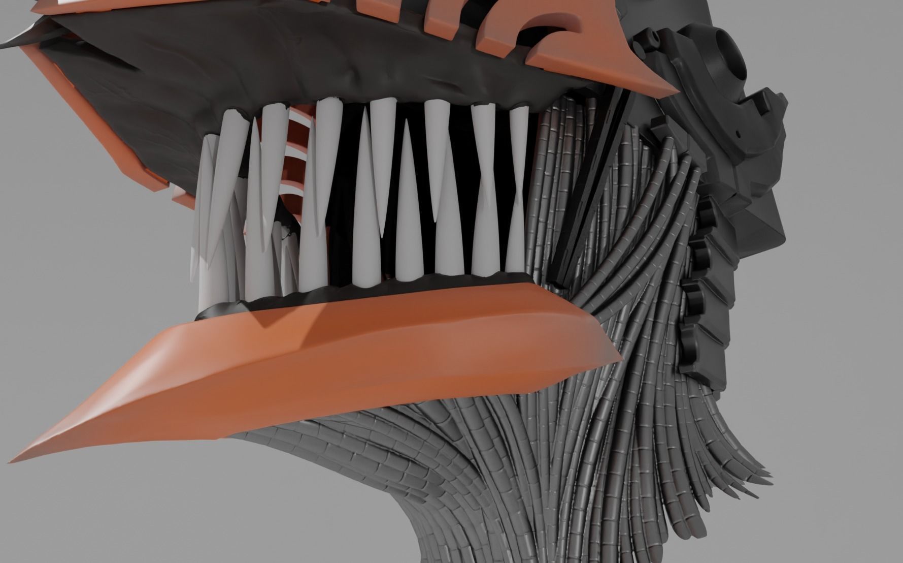 Anime Accurate Chainsaw Man 3D Model Fan Art for Cosplay 3D model 3D ...