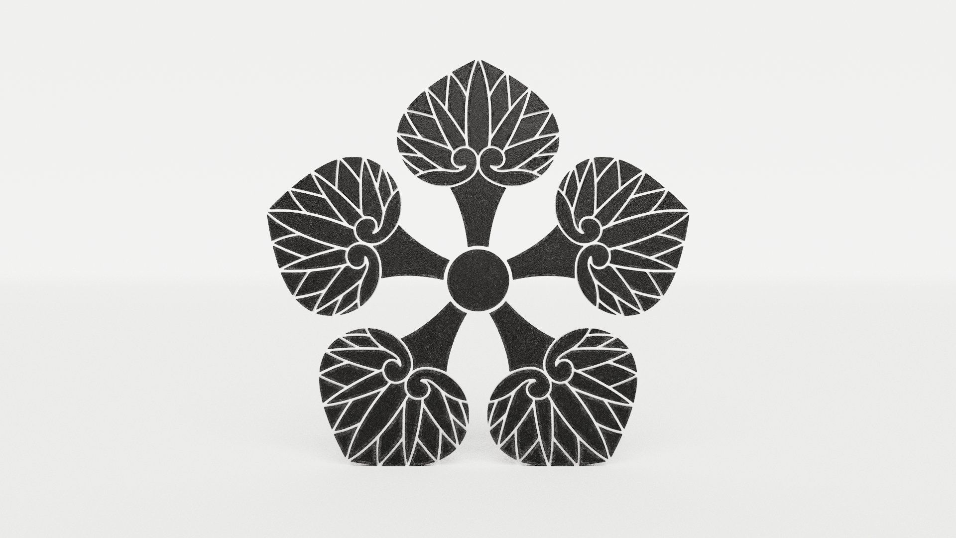 Traditional Japanese Emblems vol1 3D model | CGTrader