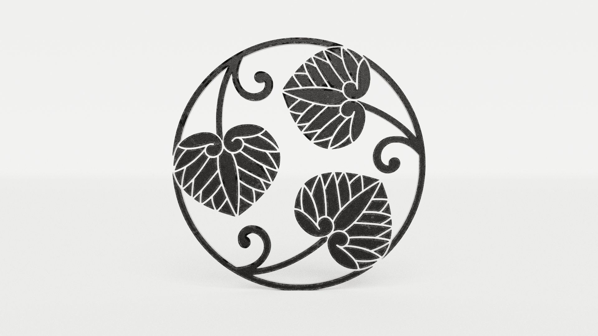 Traditional Japanese Emblems vol1 3D model | CGTrader