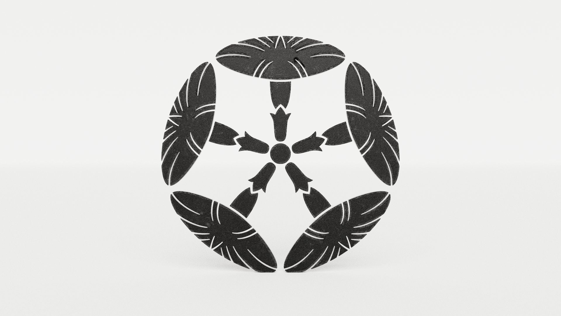 Traditional Japanese Emblems vol1 3D model | CGTrader