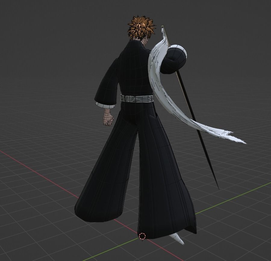 Ichigo Kurosaki Bleach 3d Model 3d Model Rigged Cgtrader