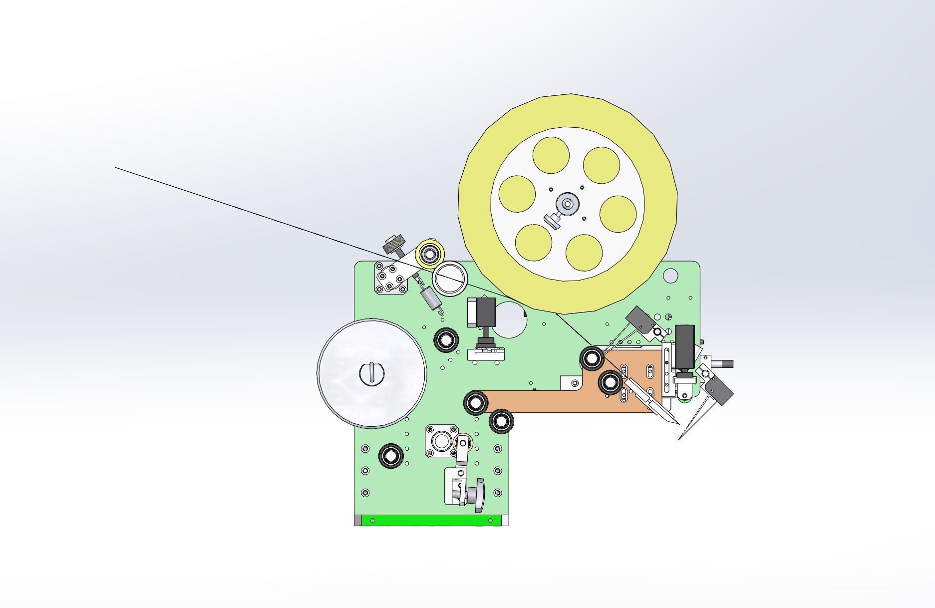 Tape laminating module 3D model | CGTrader