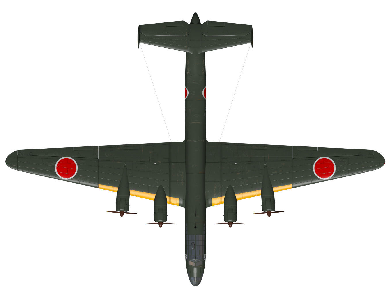 Nakajima G5N Shinzan Kai 3D model | CGTrader