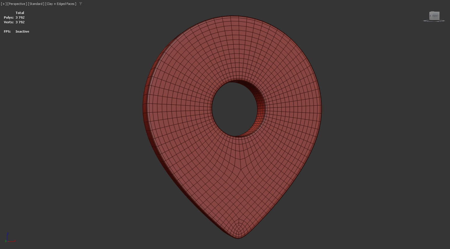Map pointer icon 3D model | CGTrader