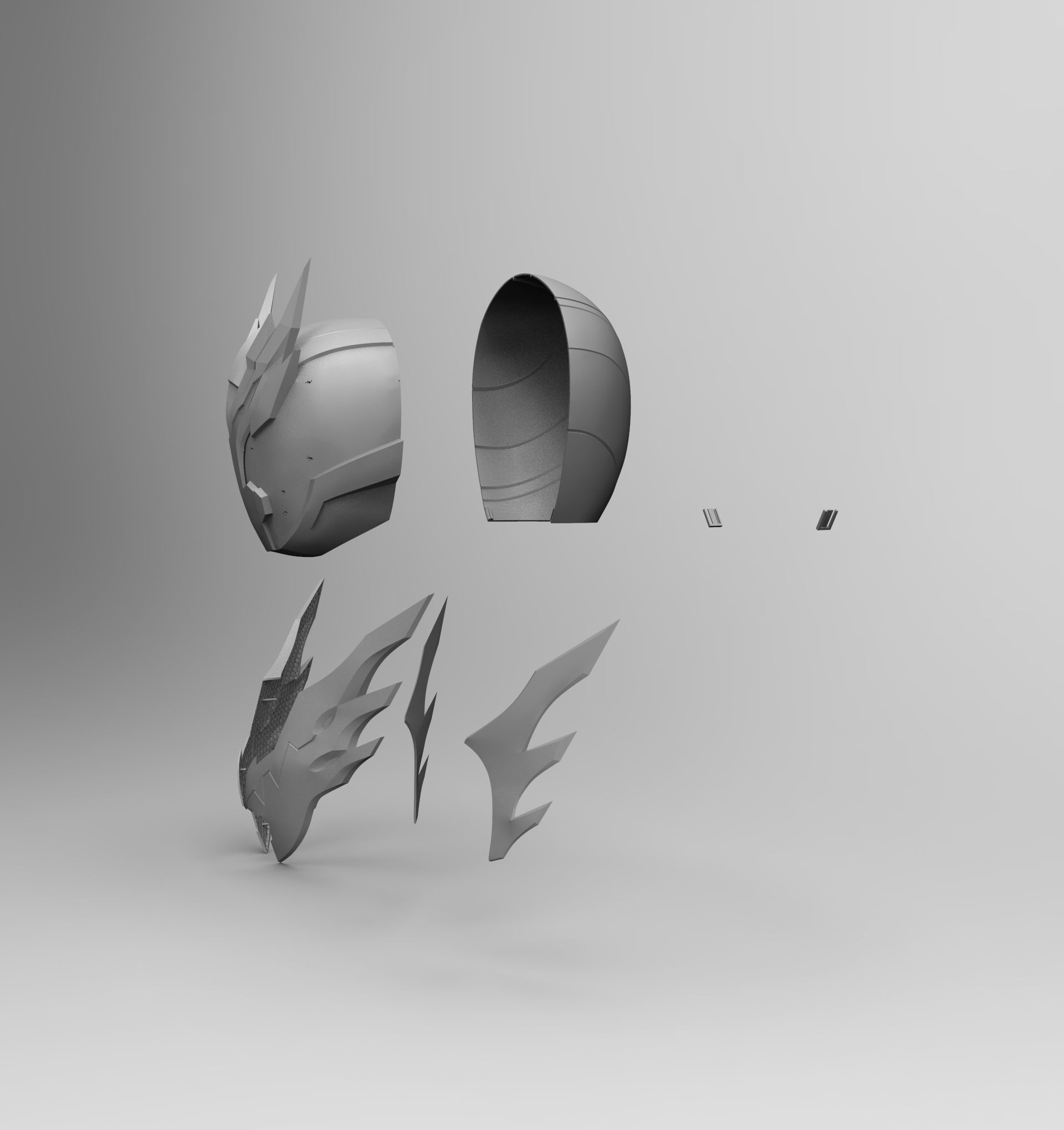 Kamen Rider Cross Z magma cosplay Helmet Tokusatsu 3D model 3D ...