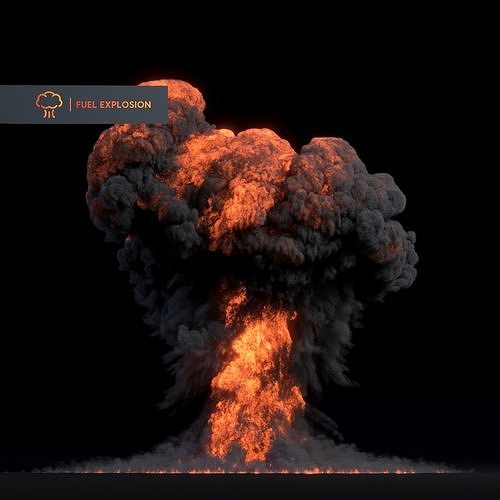 3D Gasoline Explosion 3D model animated | CGTrader