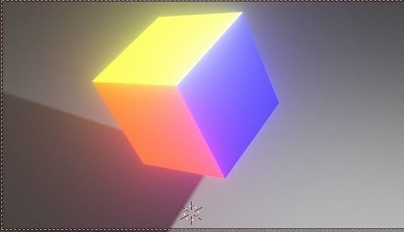 glowing rainbow cube free VR / AR / low-poly 3D model | CGTrader