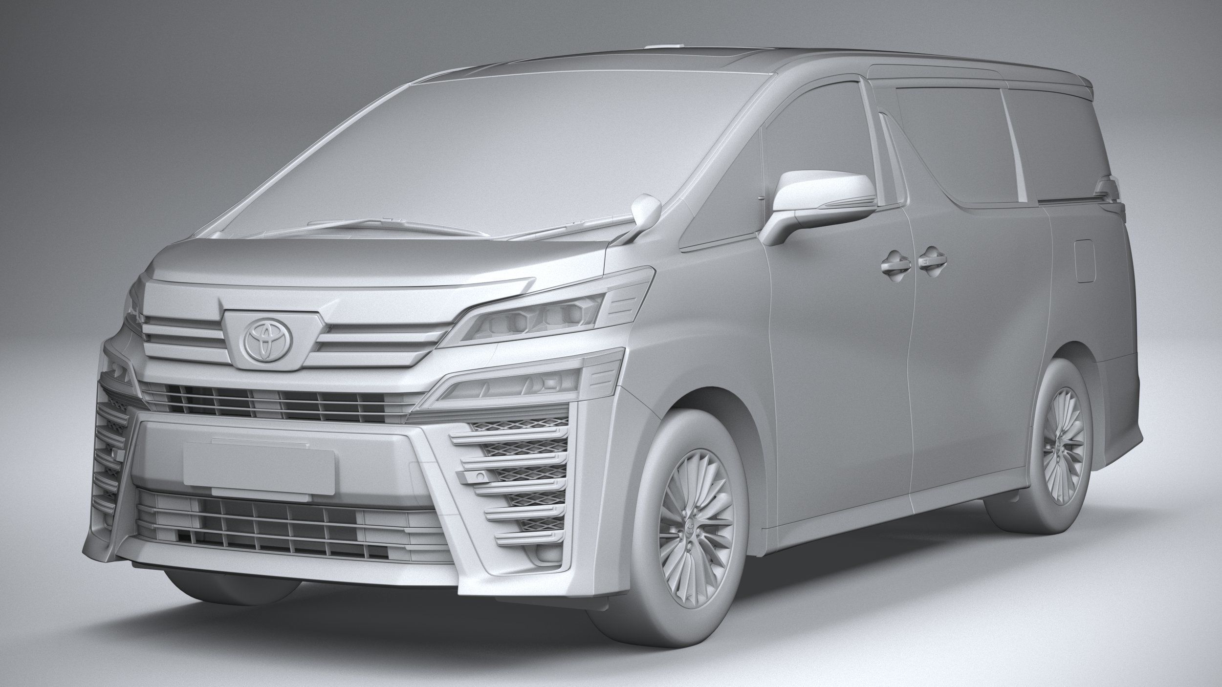 Toyota Vellfire 2023 3D model | CGTrader